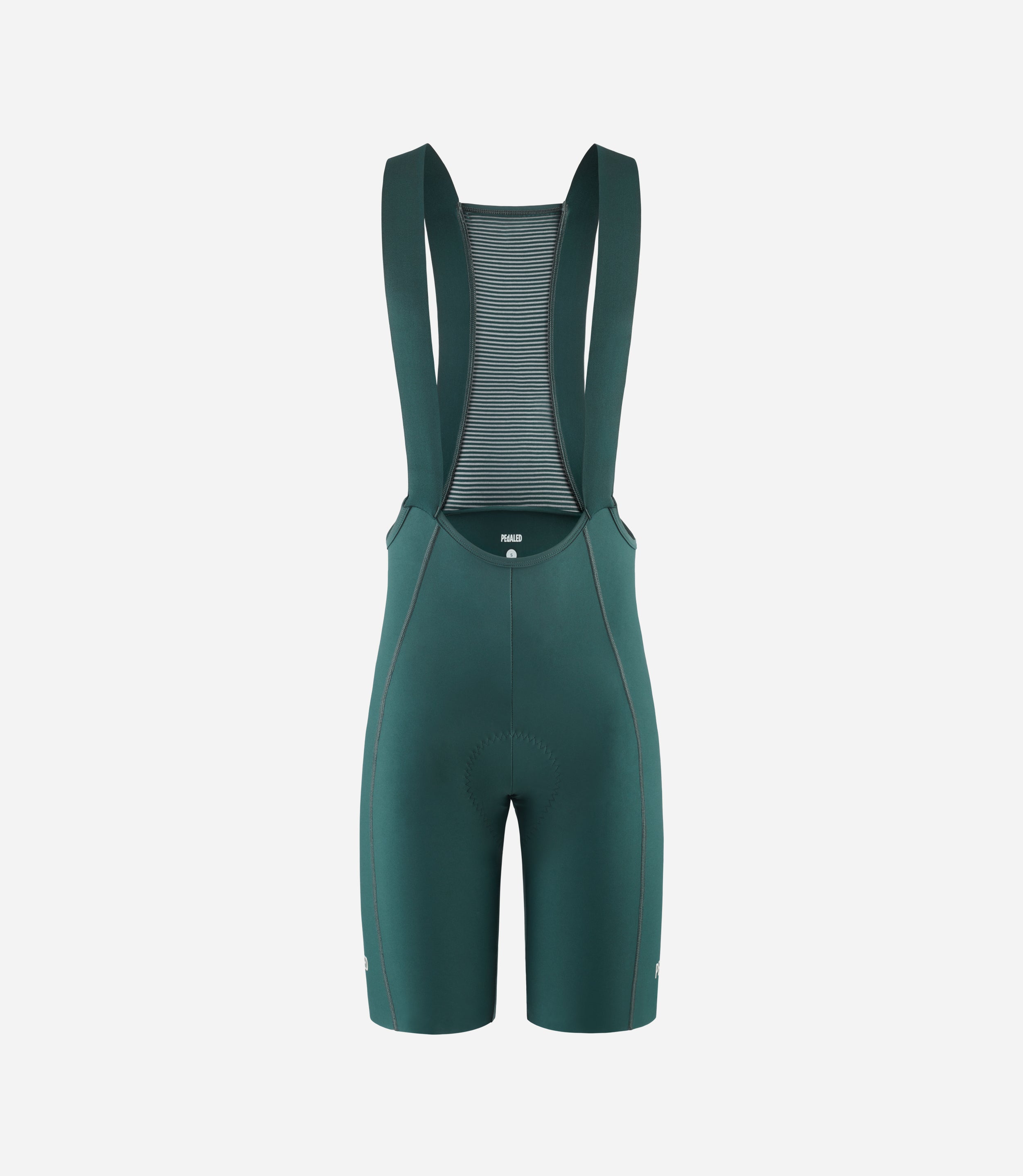 Women's Green Summer Bib Shorts | Element | PEdALED