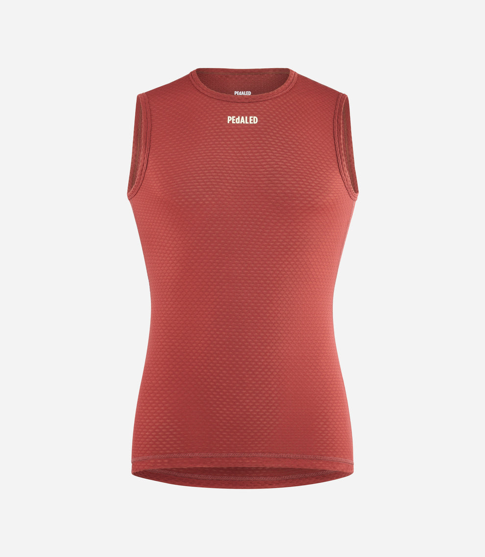 Cycling Base Layer Short Sleeve Red for Men | PEdALED
