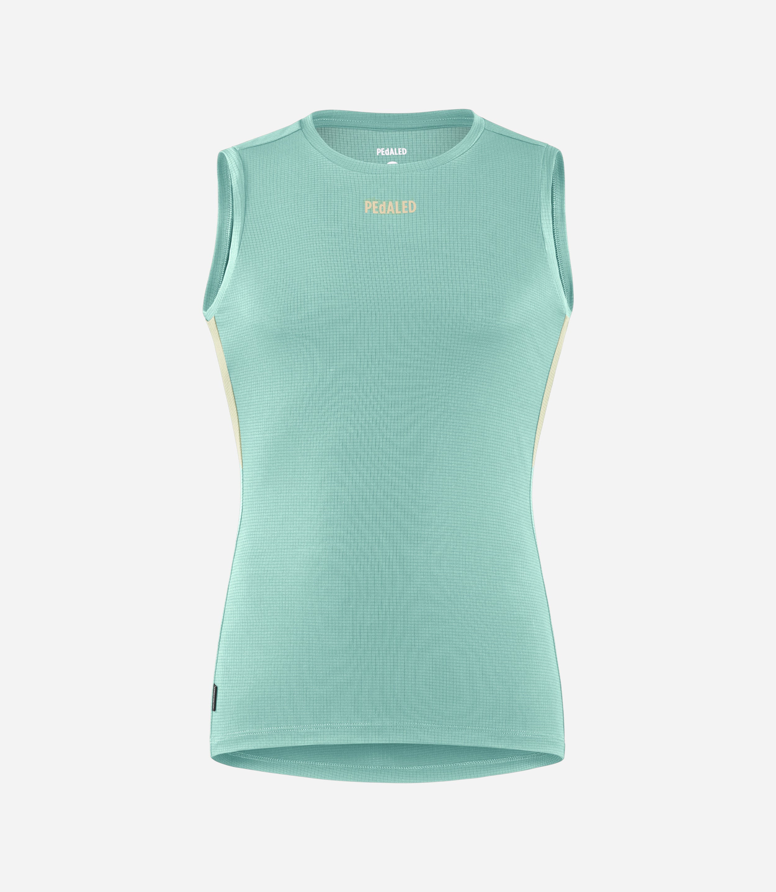 Sleeveless cycling base layer Green for Men | PEdALED