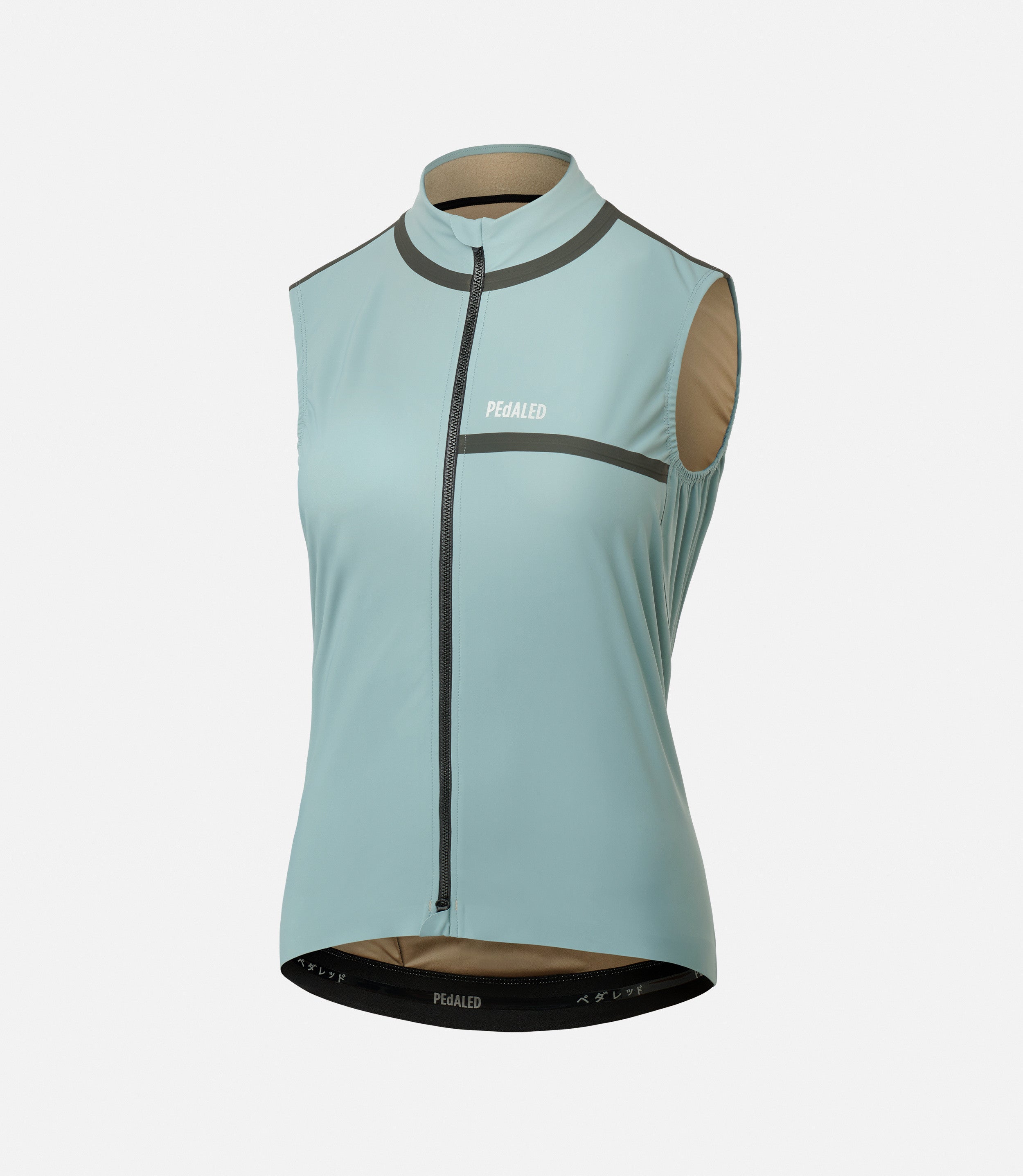 Women's Winter Waterproof Cycling Vest - Azure | PEdALED