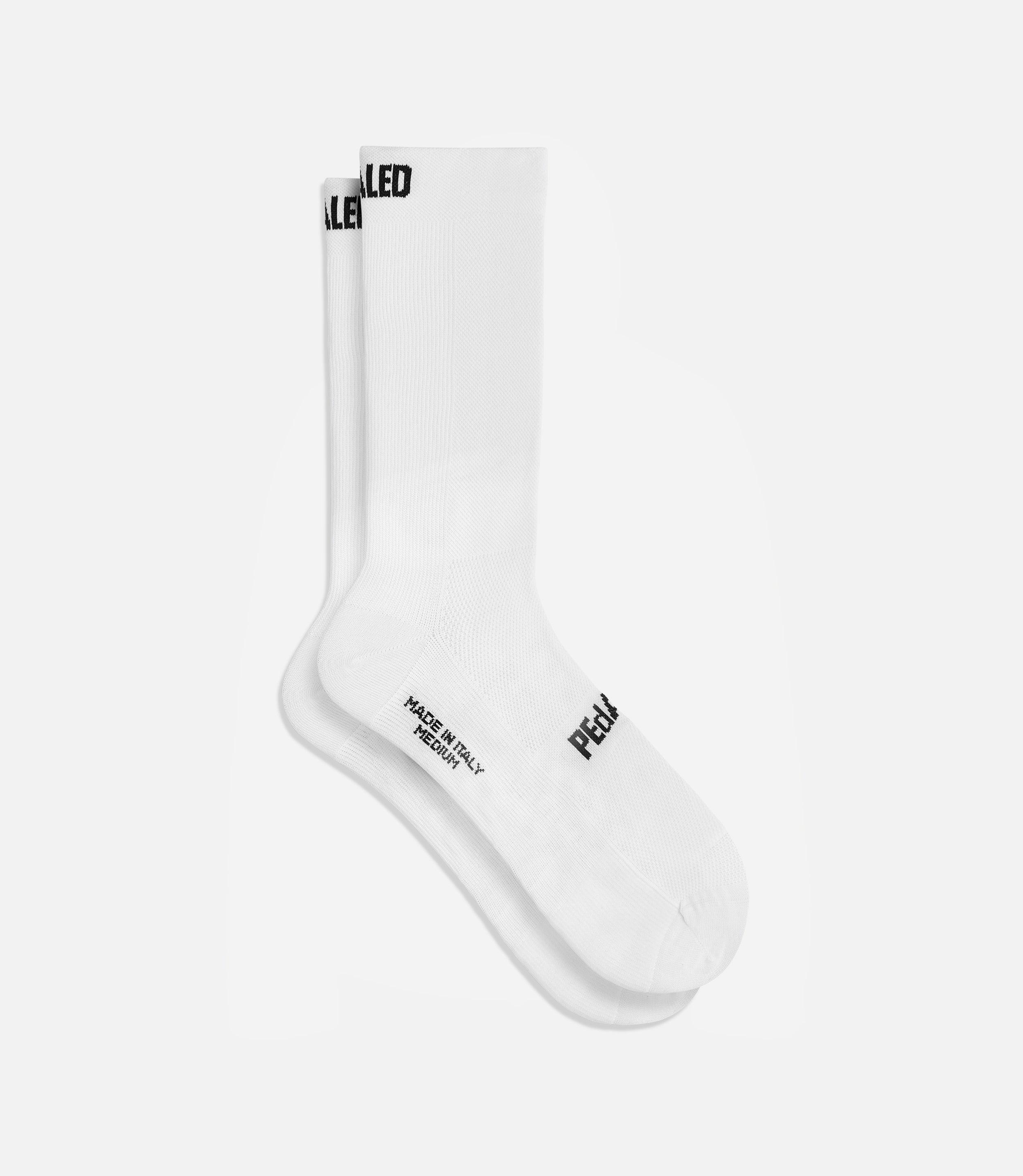 White Summer Cycling Socks | Element | PEdALED