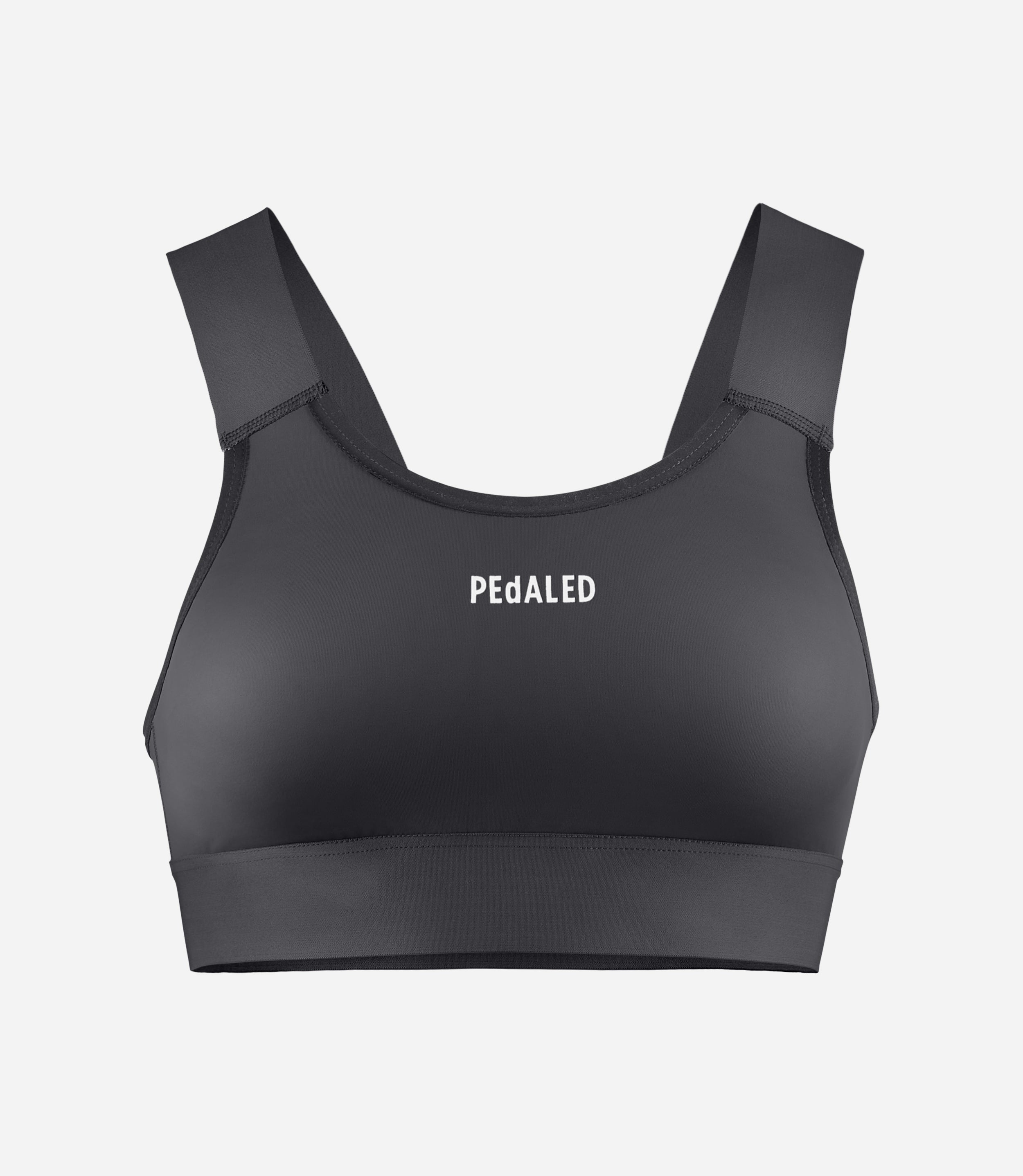 Women's Black Summer Cycling Bra | Element | PEdALED